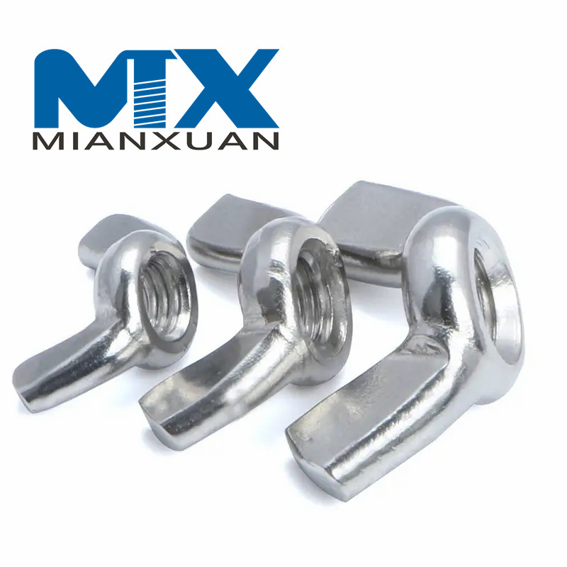 M5 Wing Nuts 304 Stainless Steel Butterfly Nut Butterfly Shaped Sheep ...