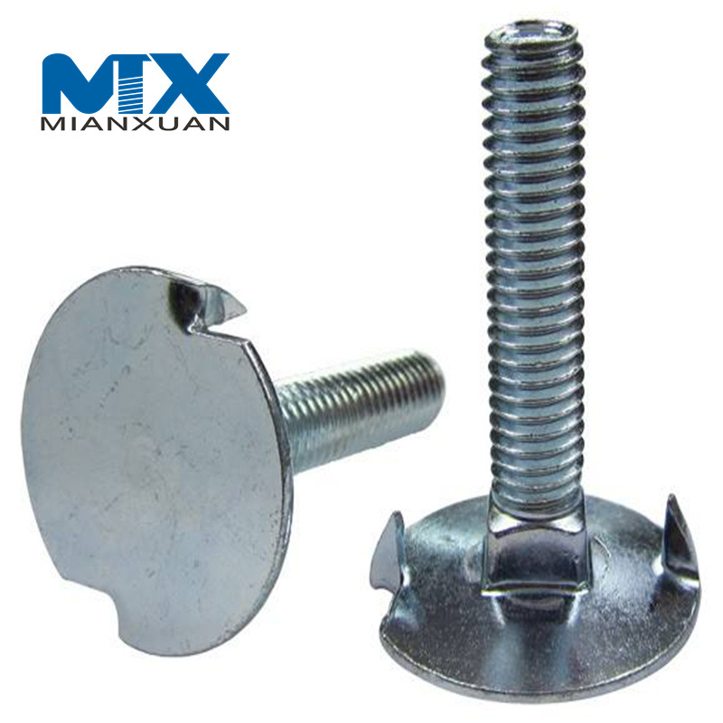 Grade 2 Plain Finish Fanged Head Elevator Bolt