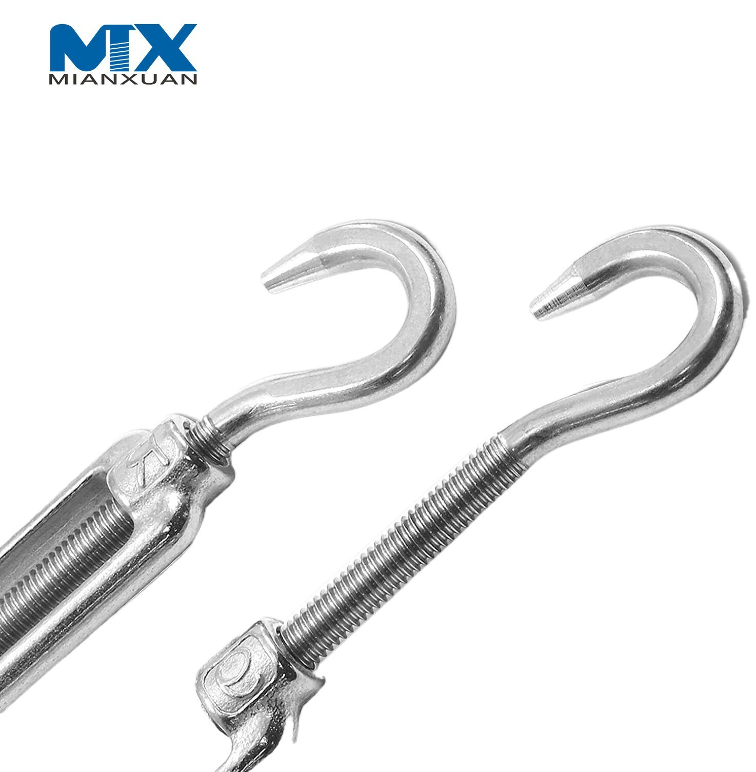 Custom Two Ending Hook Wire Rope Tension Turnbuckle Hook