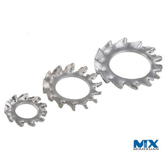 Steel Serrated Lock Washers with External Teeth