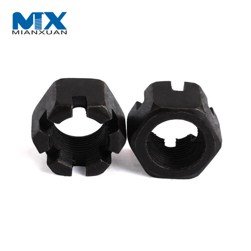 DIN935 All Size Zinc Hex Slotted / Castle Nut DIN937