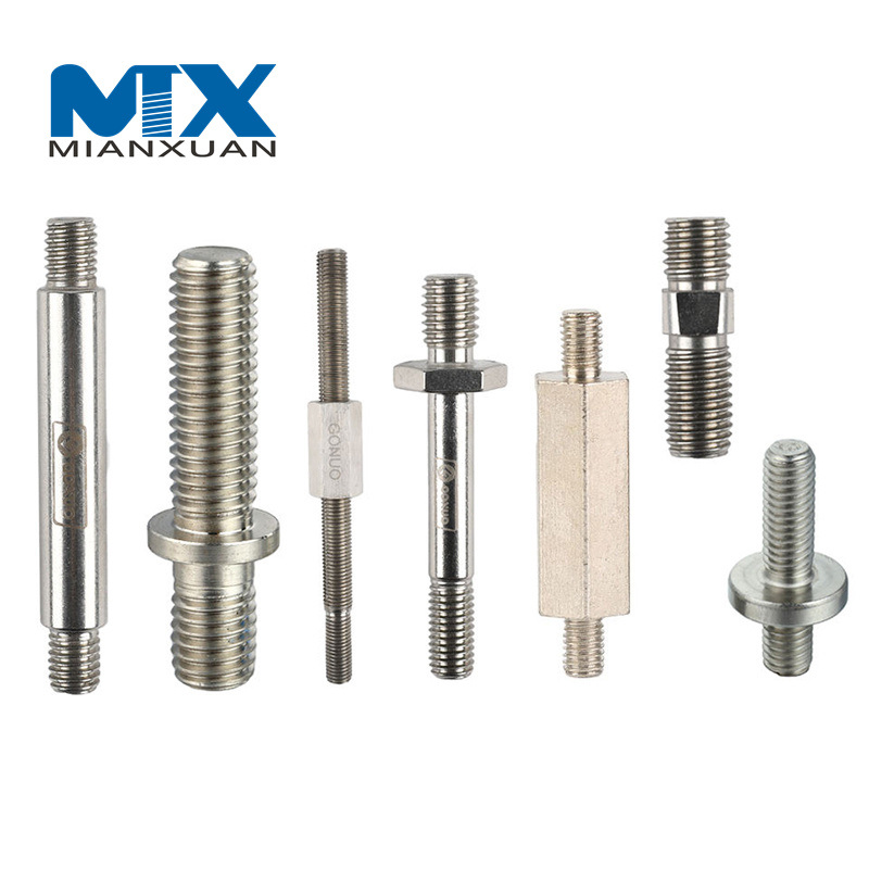 Spacer Bolt Special CNC Turning Double End Threaded Bolt with Spacer