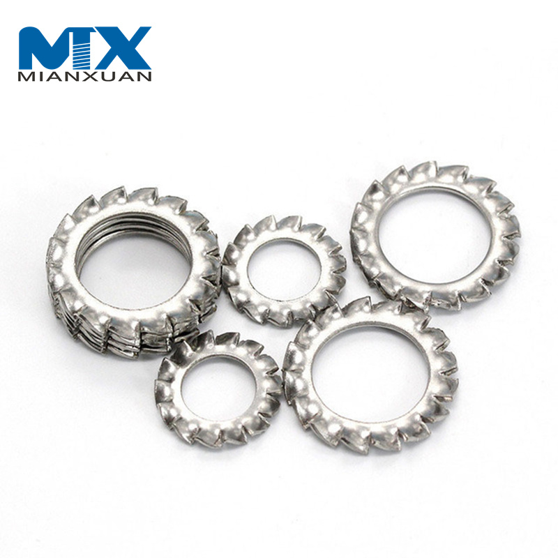 Stainless Steel External Tooth Serrated Lock Washer DIN6798 Lock Washer