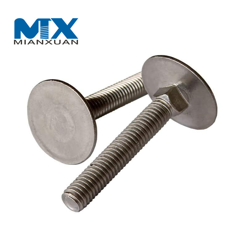 Grade 2 Plain Finish Fanged Head Elevator Bolt