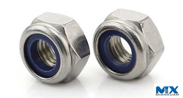 DIN Standard Type Hex Nuts with Non-Metallic Insert