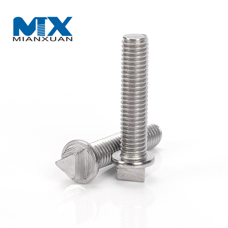 Stainless Steel Plain Polished Triangle Head Anti Theft Bolt