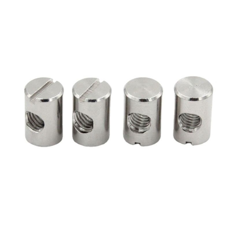 Stainless Steel Cross Hole Nut Cylindrical Pin Irregular Cylindrical Nut