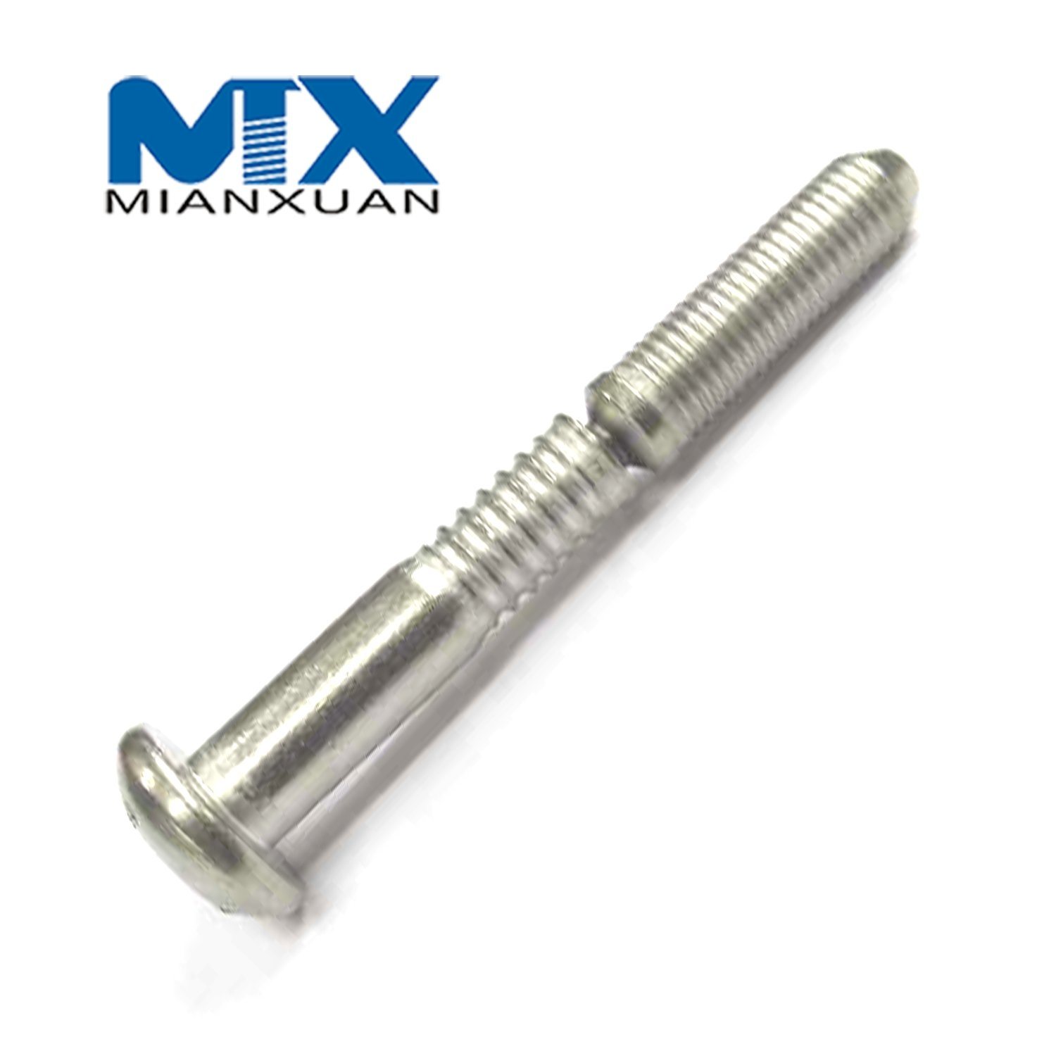 Carbon Steel Semi-Circular Head Ring Grooved Lock Bolt and Nut Hex Head ...