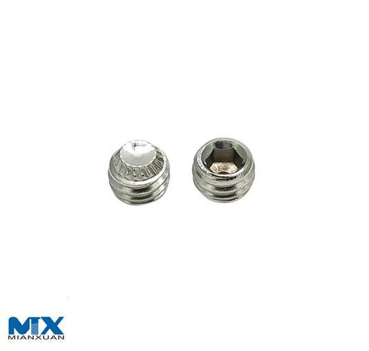 Stainless Steel Hexagon Socket Set Screws with Flat Point