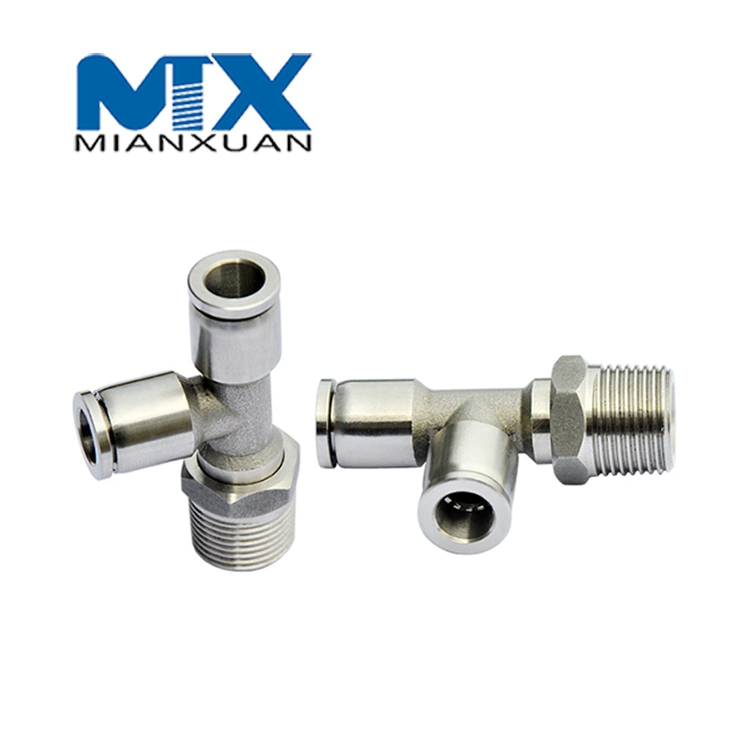Stainless Steel Compression Connector Straight Union Tube Fittings with ...