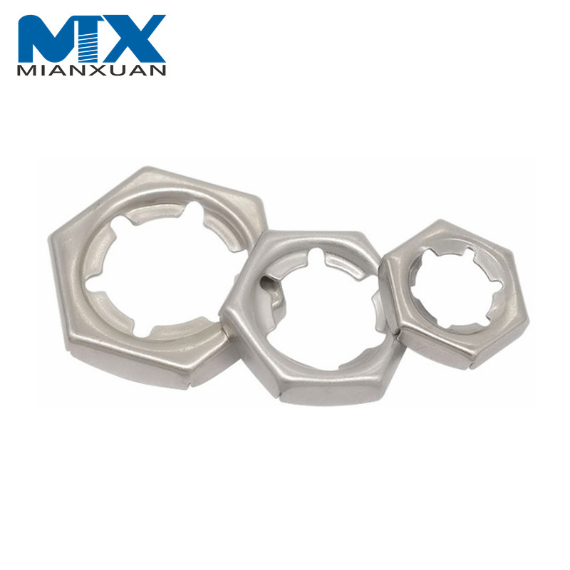 Stainless Steel Hex Counter Nut DIN7967 M6-M48 Hex Self-Locking Counter Nut