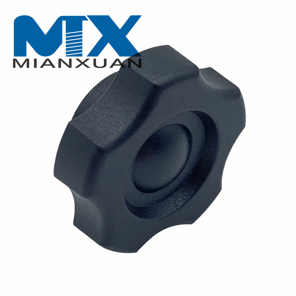 Star Knob Knurled Thumb Nut with Handle Plastic