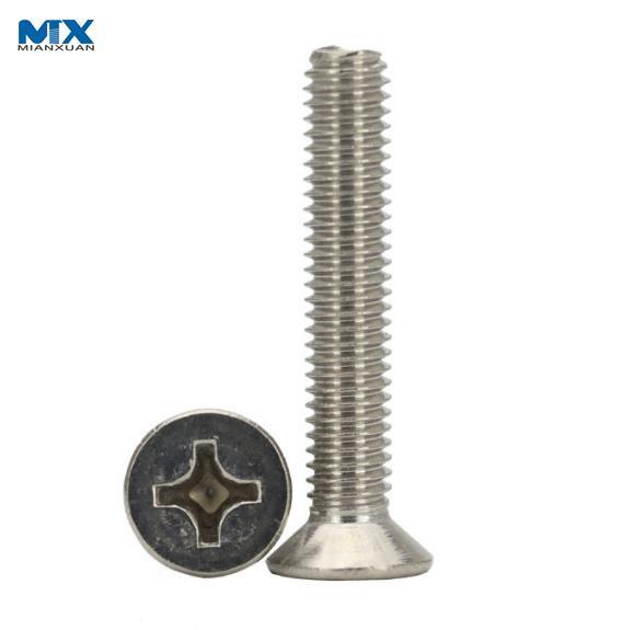 Stainless Steel pH Recessed Flat Head Screws