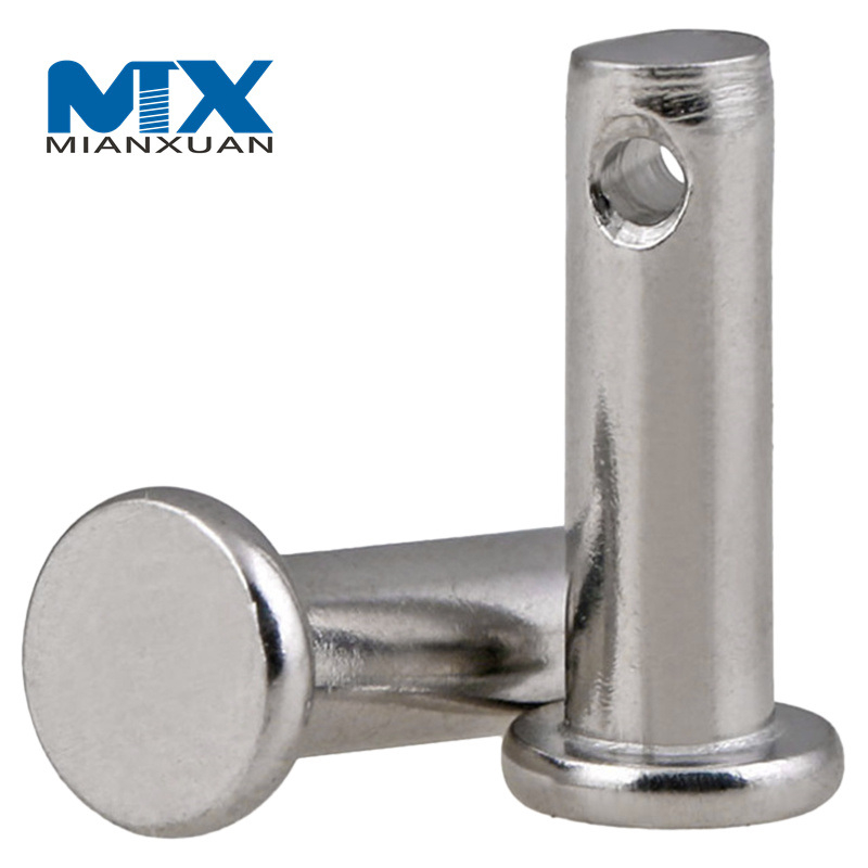Flat Head Clevis Lock DIN1444 Cylindrical Pin Clevis Pins with Head