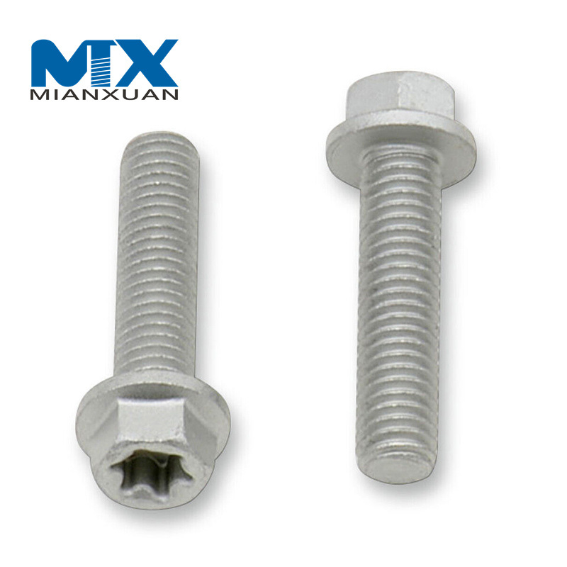 HDG Torx Hex Head Flange Bolts M12 X 1.5 with Serrated